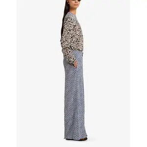 Marni Printed Crepe De Chine Silk Top