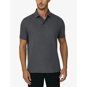 Boggi Milano Regular-fit Short-sleeve Stretch Cotton-blend Polo