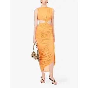 Christopher Esber Theia Ruched Maxi Dress - Nectar