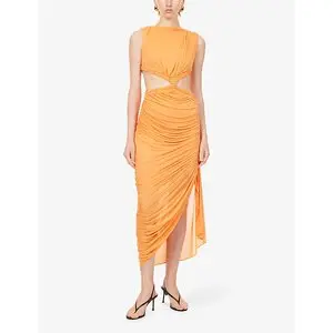 Christopher Esber Theia Ruched Maxi Dress - Nectar