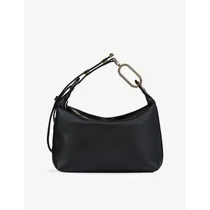 CHRISTIAN LOUBOUTIN Flo Leather Pouch Bag 1 Size Black