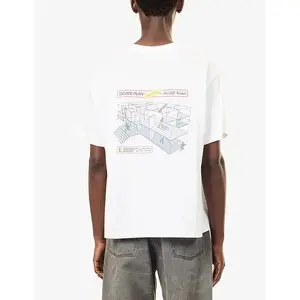 NOT BORING Boredome Evac Graphic-print Cotton T-shirt