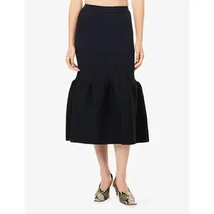 CFCL Fluted Mermaid Knitted Midi Skirt