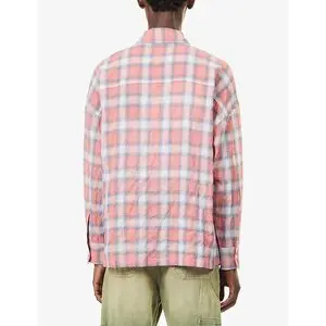 NAHMIAS Checked Relaxed-fit Cotton-blend Shirt