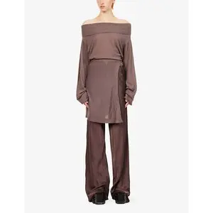 Rick Owens Scarf Long-sleeve Wool Jumper