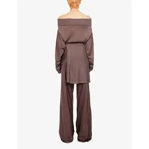 Rick Owens Scarf Long-sleeve Wool Jumper