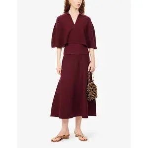 Simkhai Knitted Wool Maxi Skirt
