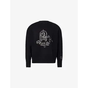 ONLY THE BLIND Embroidered Knitted Jumper