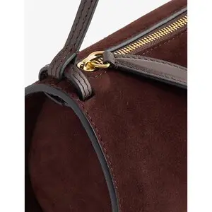 NEOUS Gemini Leather Shoulder Bag - Dark Chocolate