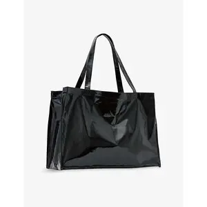ALLSAINTS Oversized Coated Cotton Tote Bag