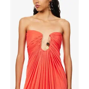 Christopher Esber Helix Crystal Strapless Gown