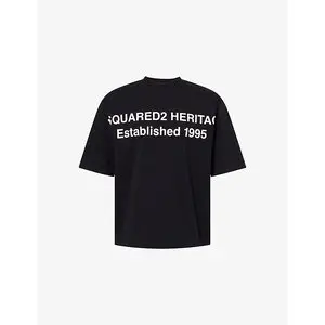 Dsquared2 Heritage Oversized Cotton T-shirt S Black