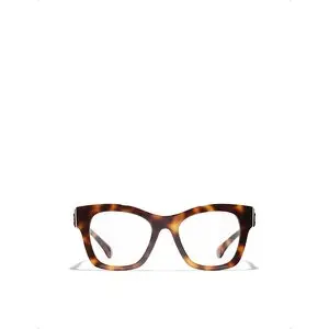 Chanel Butterfly Frame Optical Glasses - Brown
