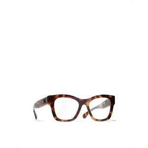 Chanel Butterfly Frame Optical Glasses - Brown