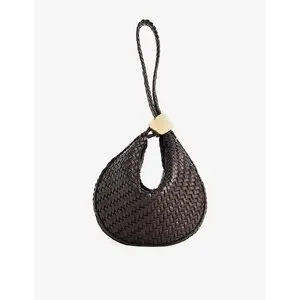 AMANU Zambia Leather Pouchette - Mocha