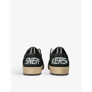 GOLDEN GOOSE Ball Star Glitter Leather-blend Trainers