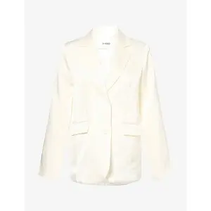 4TH & RECKLESS Laura Single-breasted Satin Blazer