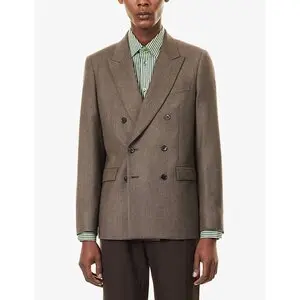 Paul Smith Double-breasted Wool And Cashmere-blend Blazer