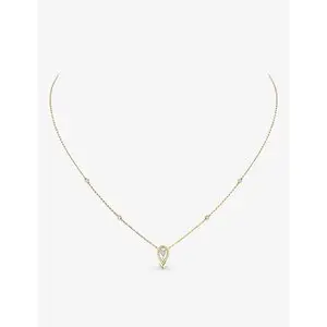 Messika Messika 18k Gold And Diamond Pendant Necklace Yellow