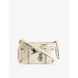 Zadig&Voltaire Leather Cross-body Bag With Tattoo Print - Flash