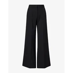 ME+EM Tailored-fit Flared Woven Trousers