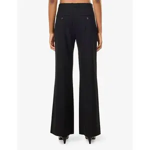 ME+EM Tailored-fit Flared Woven Trousers