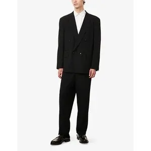 Giorgio Armani Single-breasted Peak-lapel Virgin-wool Suit
