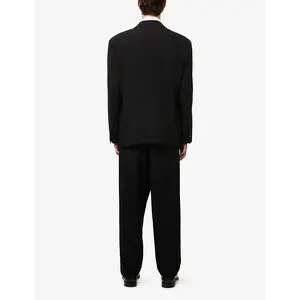 Giorgio Armani Single-breasted Peak-lapel Virgin-wool Suit