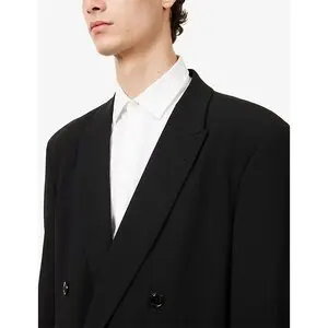 Giorgio Armani Single-breasted Peak-lapel Virgin-wool Suit