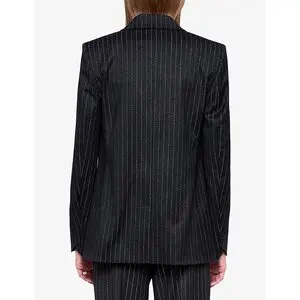 Zadig&Voltaire Valser Shimmer-stripe Single-breasted Blazer