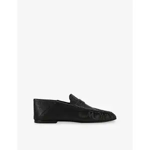 Steve Madden Roger Leather Loafers - Black