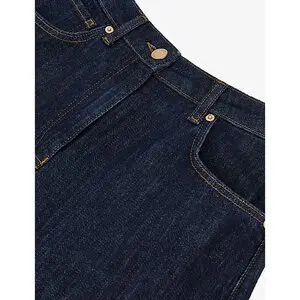 REISS Barrel-leg Denim Jeans