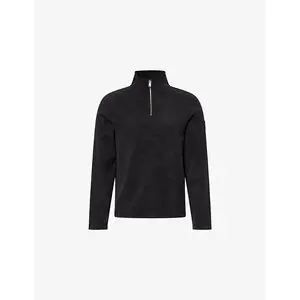 FIFA 1904 Touchline Half-zip Woven Sweatshirt - Black