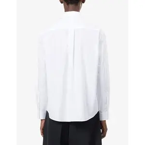 Simone Rocha Pearl-embellished Cotton Shirt