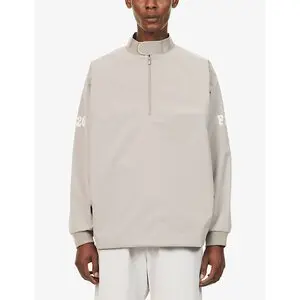 Fear Of God Half-zip Logo-print Soft-shell Track Jacket