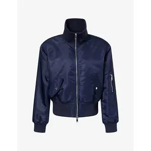 THE FRANKIE SHOP Storm Cropped Bomber Jacket