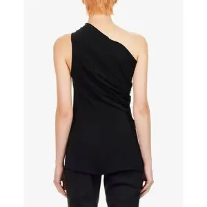 Rick Owens Asymmetric Stretch-jersey Tank Top