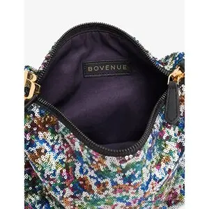 BOVENUE Sequin-embellished Clutch Bag - Multicolour