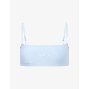 Monday Swimwear Olympic Embroidered Stretch-jersey Sports Bra