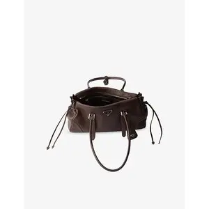 Prada Bonnie Medium Leather Top-handle Bag