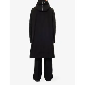 Rick Owens Longline Hooded Cotton Parka