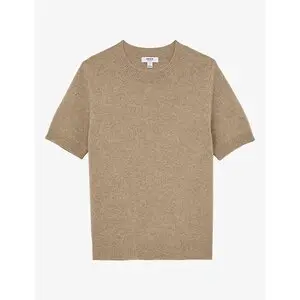 REISS Stevie Cashmere T-shirt - Neutral