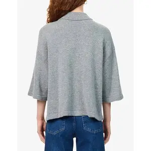 FRAME Relaxed-fit Cashmere Polo Shirt