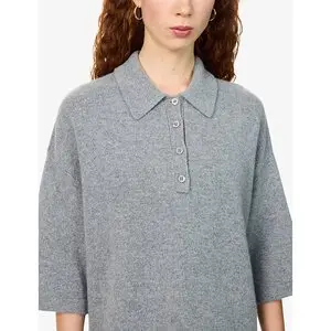 FRAME Relaxed-fit Cashmere Polo Shirt