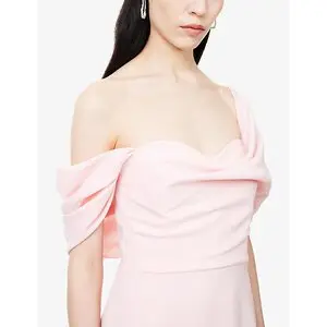 Carolina Herrera Off-shoulder Maxi Dress - Rosewater