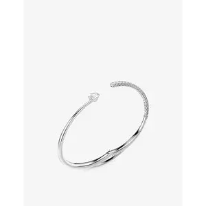 SWAROVSKI Matrix Rhodium-plated Bangle With Cubic Zirconia