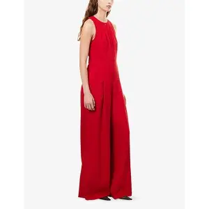 ME+EM Tailored Wide-leg Woven Jumpsuit