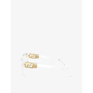 Versace Square-frame Acetate Optical Glasses - Clear