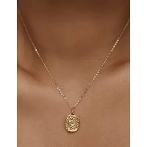 Monica Vinader 18ct Yellow Vermeil Pendant Necklace - Gold