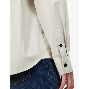 Sacai Typewriter Patch-pocket Cotton Shirt